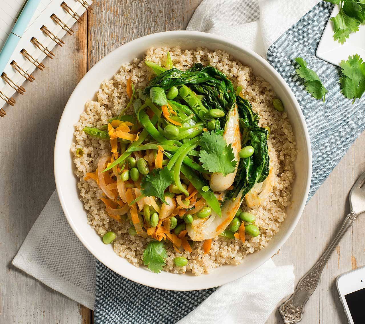 Vegan Kinoa Salata| Becel